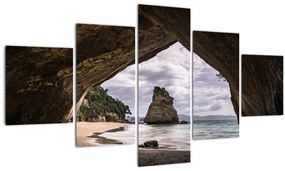 Obraz z jeskyně, Nový Zéland (125x70 cm)