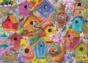 FALCON Puzzle Ptačí budky / 1000 dílků / 68 x 49 cm