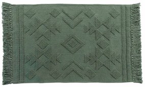 Tmavě zelený pratelný koberec 60x90 cm Cilaos – douceur d'intérieur