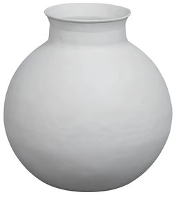Kovová váza givici ø 43 cm bílá MUZZA