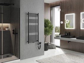 Mexen Yodo, elektrické topné těleso 1200x500 mm + topná tyč 600 W, černá, W113-1200-500-2600-70