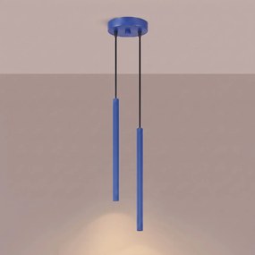 Sollux Lighting Závěsné svítidlo ARCHE 2P ultramarín