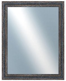 DANTIK - Zarámované zrcadlo - rozměr s rámem cca 40x50 cm z lišty LYON černá (2705)