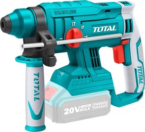 Kladivo vrtací a sekací AKU, SDS Plus, Brushless, 20 V Li-ion, 2000 mAh, 1,5J, bez baterie a nabíječ TOTAL TRHLI2201