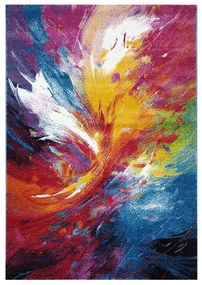 Medipa (Merinos), Kusový koberec Fantasy 814-61 lila/blue, 200x290, vícebarevná