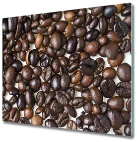Skleněná krájecí deska Zrnková káva 60x52 cm