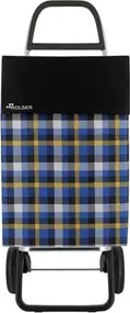 Rolser Jean Scottish 2 černá / Nákupní taška na kolečkách / 2 kolečka