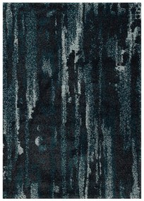 Koberec Softness near black/peacock blue 120x160cm