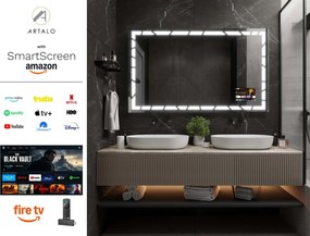 Zrcadlo do koupelny s LED osvětlením M21 premium