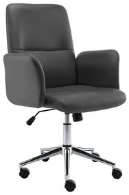 Kancelářská židle šedá umělá kůže,  283550 HangarStore.cz