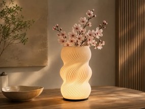Verk Group Stolní lampy s vázou na květiny, dekorativní 2v1, led rgb, s dálkovým ovládáním