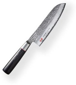 Santoku 167mm-Suncraft Senzo Classic-Damascus-japonský kuchyňský nůž-Tsuchime- VG10–33 vrstev