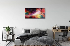 Obraz na skle Fraktály abstraktní vlna 140x70 cm