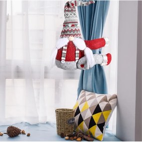 Flamenco Mystique Vánoční skřítek Father Christmas Vánoční skřítek se suchým zipem 38 cm norský vzor KSN24
