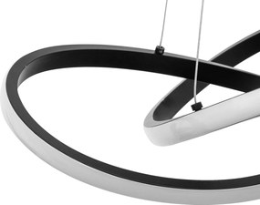 Toolight - LED závěsné svítidlo APP814-CP + dálkové ovládání, černá, OSW-04025