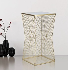 Designový odkládací stolek Heimdall 50 cm zlatý
