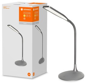 LEDVANCE LED nabíjecí stolní lampa PANAN, 5W, teplá bílá, šedá