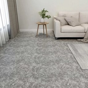Samolepicí podlahové desky 20 ks PVC 1,86 m² betonově šedé
