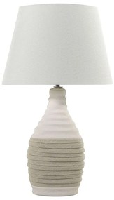 Luxusní béžová noční stolní lampa TORMES Beliani