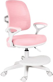 Dětská rostoucí židle Neoseat JUNI 020 — látka, pratelný potah, růžová