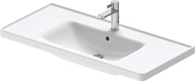 Duravit D-Neo - Umyvadlo 100x48 cm, s přepadem, otvor pro baterii, matná bílá 2367103200