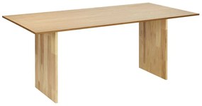 Jídelní stůl 180 x 90 cm světlé dřevo MOORA Beliani