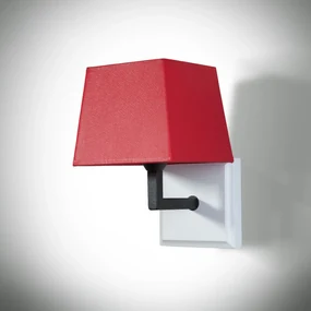 Light for home - Nástěnné světlo 14101 "ATLANTA", 1x40W, E14, bílá, černá