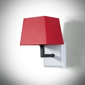 Light for home - Nástěnné světlo 14101 "ATLANTA", 1x40W, E14, bílá, černá