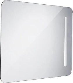 Nimco Zrcadla - Koupelnové podsvícené LED zrcadlo série 2000, 600 x 800 mm, hranaté, aluminium ZP 2002