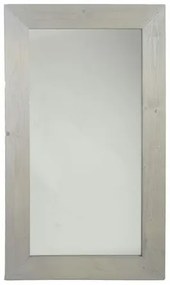 Esschert Design ESSCHERT DESIGN (DOPRODEJ POSLEDNÍCH KOUSKŮ) Zrcadlo dřevěný rám, bílá vymývaná, v. 120 cm