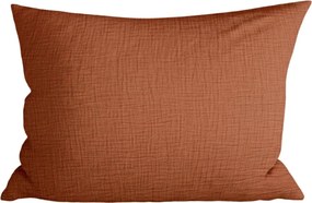 Mušelínový povlak na polštář MUSSARI 50x70 cm, terakotový