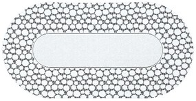 Žakárový ubrus - běhoun MARLEN různé rozměry bílá MyBestHome Rozměr: 120x160 cm