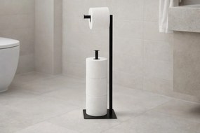 Stojan na toaletní papír PAPER STAND KS-44 černý 64 cm