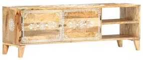 Tv Stolek 120 X 30 X 40 Cm Masivní Mangovníkové Dřevo