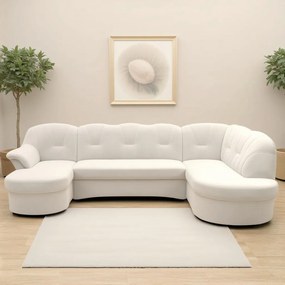 XXXLutz SEDACÍ SOUPRAVA, textil, krémová MID.YOU - Sedací soupravy - 001776009119