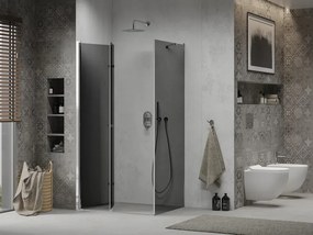 Mexen Lima sprchový kout 80x70cm, 6mm sklo, chromový profil-šedé sklo, 856-080-070-01-40