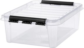 Smartstore Classic Box s víkem, 50 × 39 × 18 cm, 21 l, transparentní