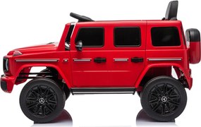 LEAN CARS Akumulátorové vozidlo Mercedes G 4x4 24 V 2580, červené