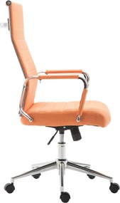 Kancelářská židle Kolumbus látka – oranžová