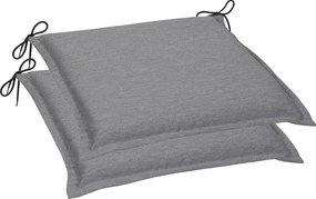 Go-De Textil Sada zahradních podsedáků Uni (polštářek, 5 cm, 2 kusy, šedá)