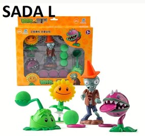 Silikonové figurky ze hry Plants vs Zombies 2 Set: sada L