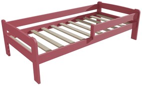 Vomaks Dětská postel se zábranou VMK009C KIDS Rozměr: 90 x 200 cm, Barva: barva růžová