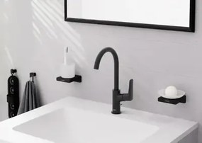 Hansgrohe Logis - Umyvadlová baterie s výpustí | EcoSmart | matná čern