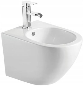 Mexen LENA Rimless, závěsná WC mísa se sedátkem + bidet, bílá, 30224000+35224800