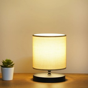 Stolní lampa Elena černá/béžová