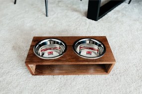 Dřevěný set misek s podstavcem pro psa Dog Fantasy – Plaček Pet Products