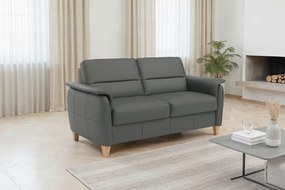XXXLutz TŘÍMÍSTNÁ POHOVKA, antracitová, pravá kůže Sit & More - Pohovky - 0001440332C2