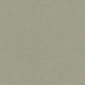 Zelená vliesová tapeta s grafickým etno vzorem 318007 Twist Eijffinger