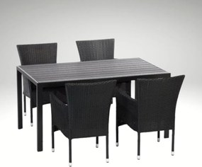 Vikio Zahradní jídelní set pro 4 osoby DT257-140 antracit