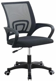 Černá kancelářská židle JETTA